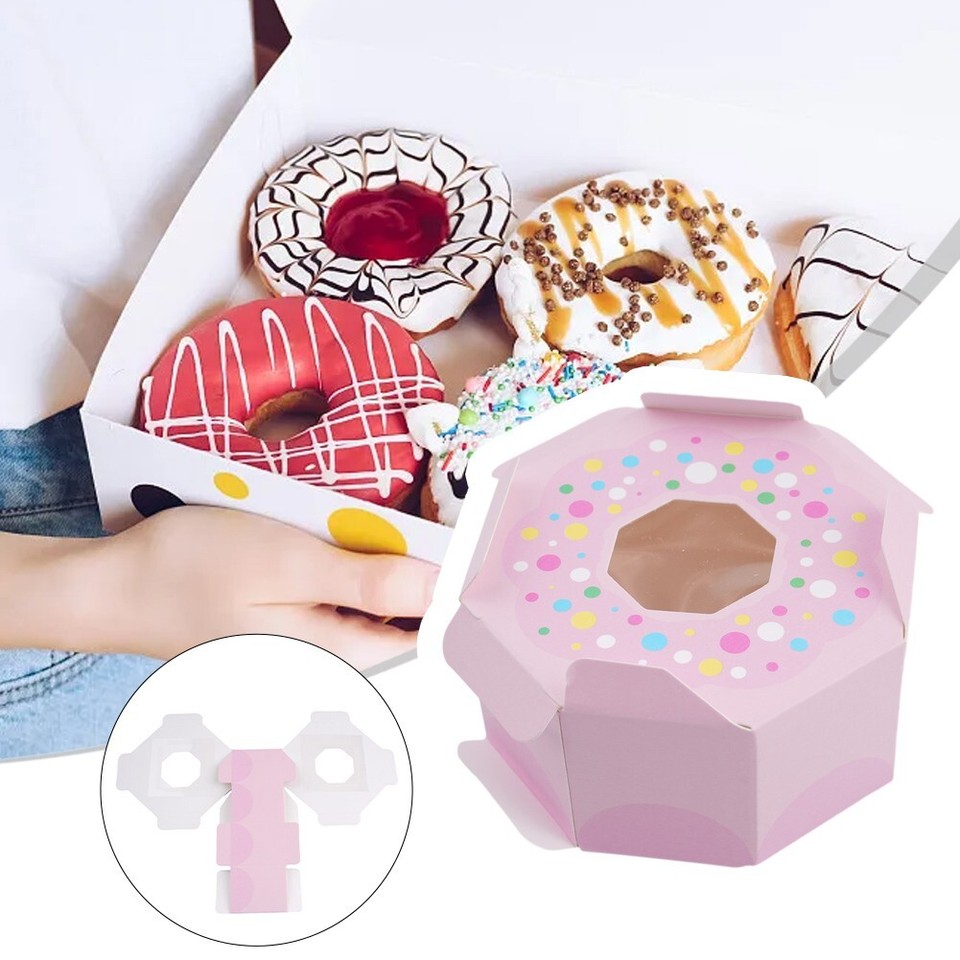 Donut Candy Box for Sweet Treats for Donut Themed Parties 20 Pcs | eBay
