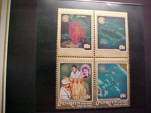 4 COOK ISLANDS - PENRHYN STAMPS 1983 Commonwealth Day | eBay