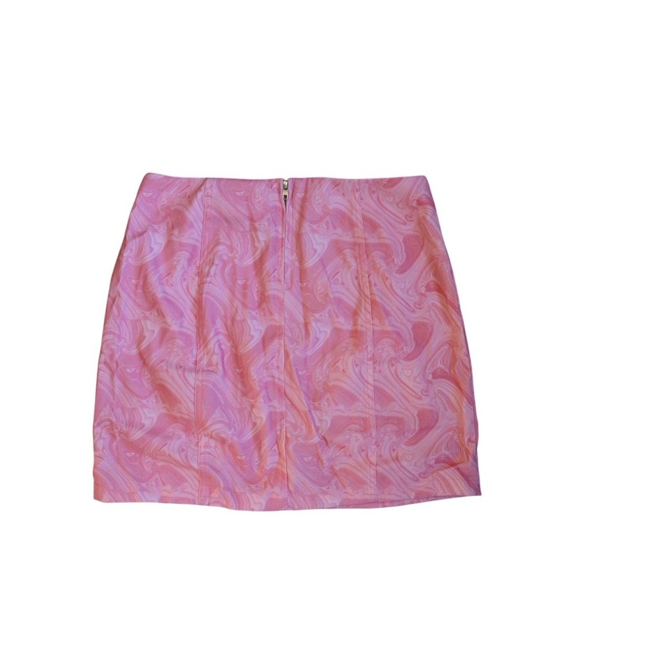 Le Lis Collection Pink Marbled Mini Skirt Women’s Small | eBay