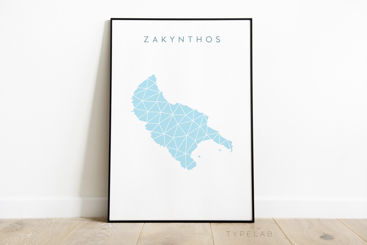 Zakynthos Mapa 18 Zakynthos Greece High Res Illustrations Getty
