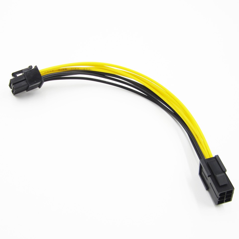 6 Pin to 8 Pin PCI 20cm Express Cable PCIe Graphics Card Power Plugs ...