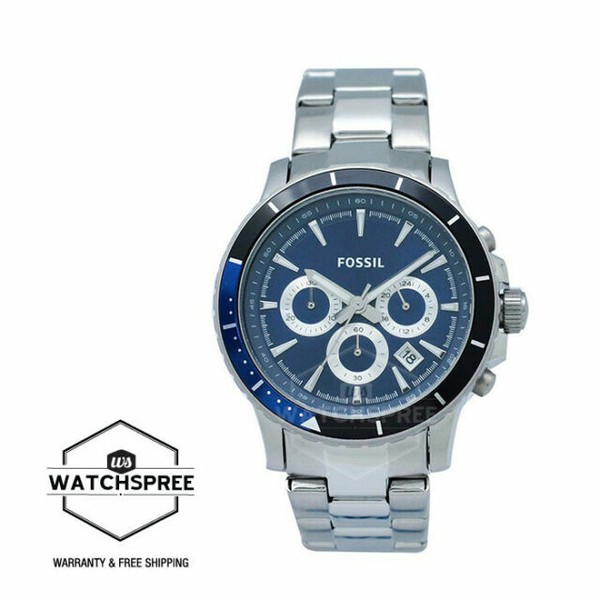 Fossil CH2927 42mm Silver Stainless Steel Men's Wristwatch for sale ...