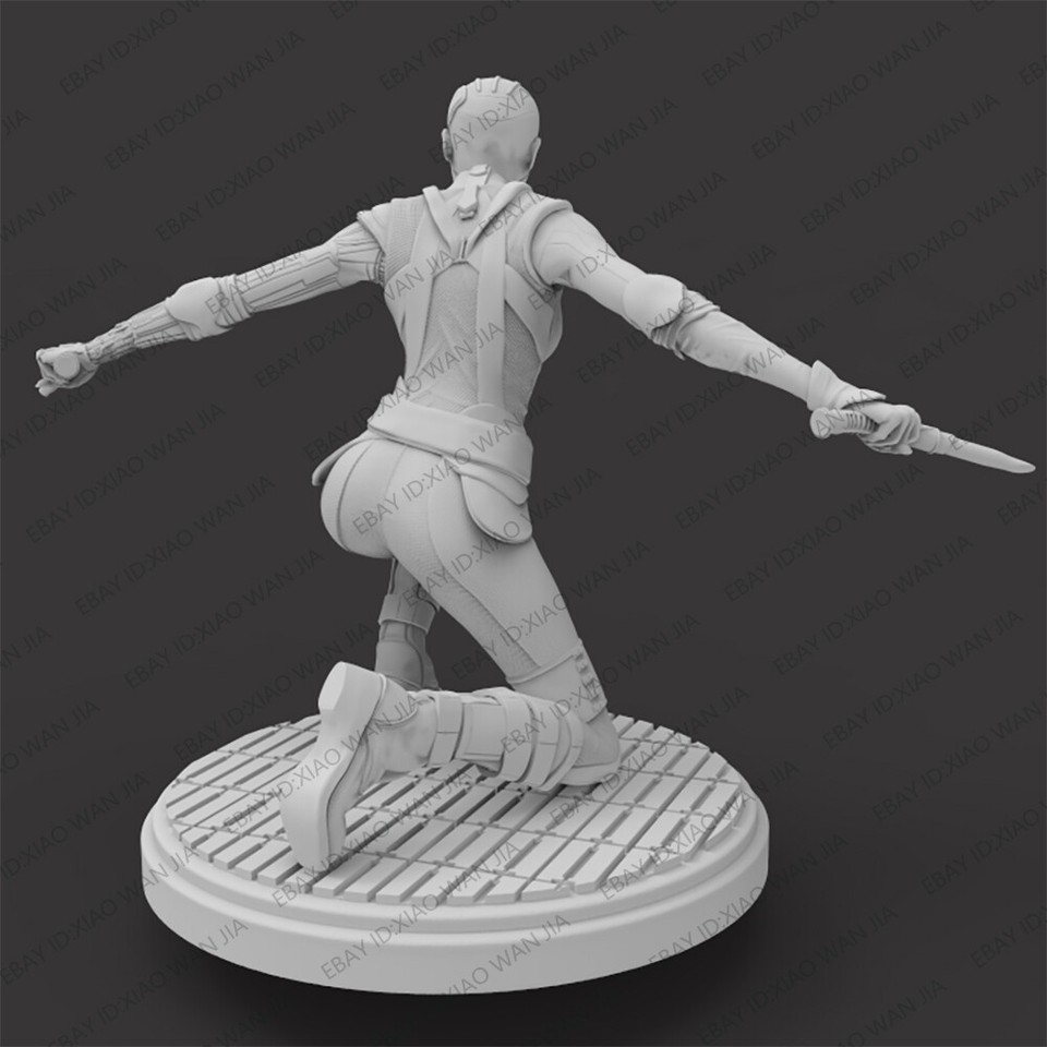 Alien Warrior Resin Figure Model Kit 1/24 Scale Nebula Unpainted ...