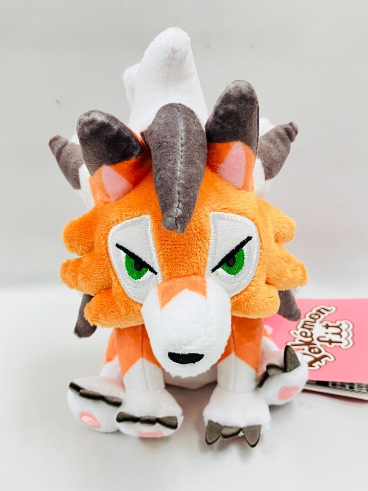 Pokemon Plush Doll Pokémon fit / Lycanroc Dusk / Stuffed toy Pocket ...