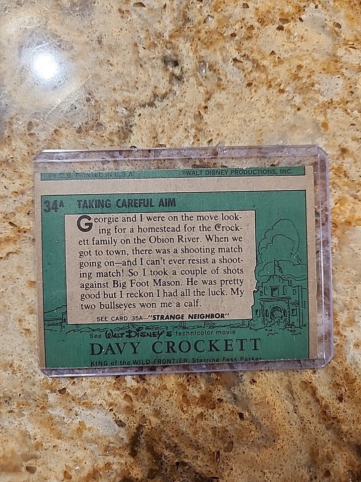 1956 Topps Davy Crockett Green Back Complete Set with Ambush/Ambush 20a ...