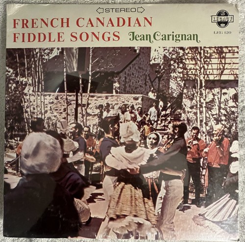 JEAN CARIGNAN - French Canadian Fiddle Songs Sealed VINYL LP [W/ FLASH ...