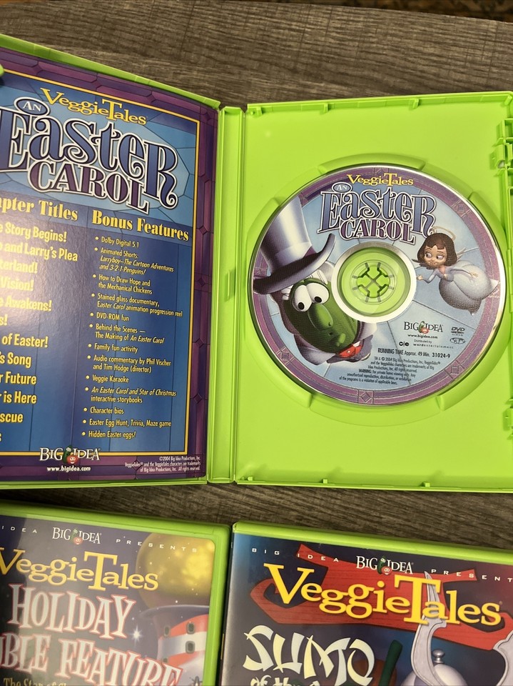 Veggie Tales DVD Lot Of 3 Christmas Easter Sumo | eBay