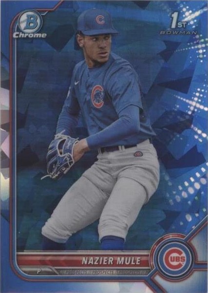 2022 Bowman Chrome Draft Sapphire Edition - #BDC-77 Nazier Mule (RC ...