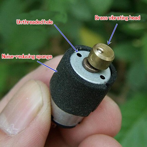 DC 3V 5V 6V Brass Vibration Vibrating Motor Mini 12mm*20mm DIY Toy ...