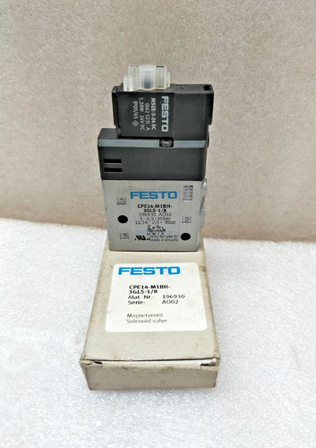 FESTO CPE14-M1BH-3GLS-1/8 SOLENOID VALVE 196930 | eBay