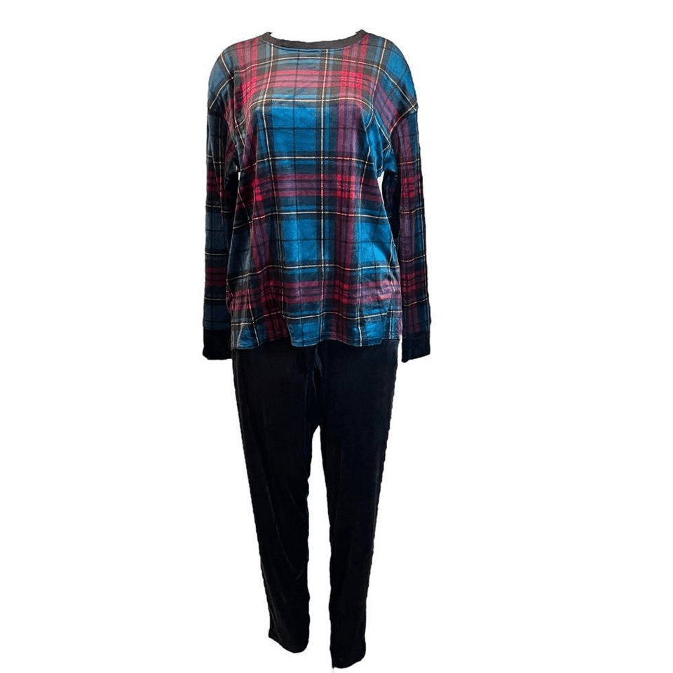 Cuddl Duds Double Plush Velour Lounge Set | eBay