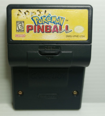 Pokemon Pinball Gameboy Color Cartridge with Battery Cover Tested ...