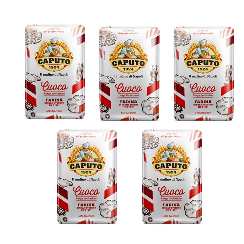 Farine CAPUTO Rouge " 00 " Pizza Chef KG 1 (5 Pièces) | eBay