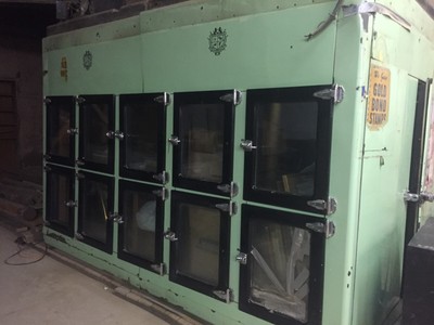 10 Door Walk-In Restaurant Bar Cooler c. 1950 Commercial Refrigerator ...
