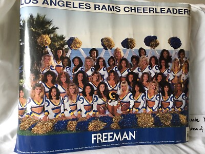 Vintage 80’s Los Angeles Rams Cheerleaders 18”x24” Poster | eBay