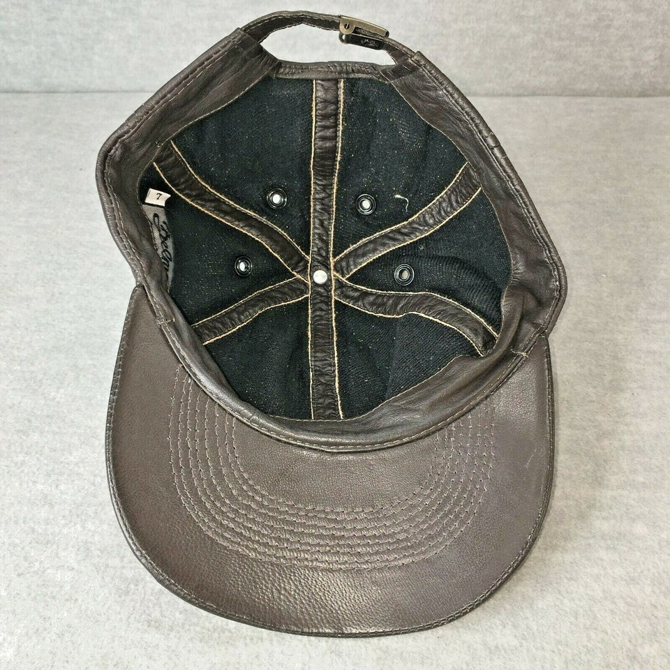 BELMORO Leather Cap Hat Bogota Colombia LARGE Adjustable Strapback ...