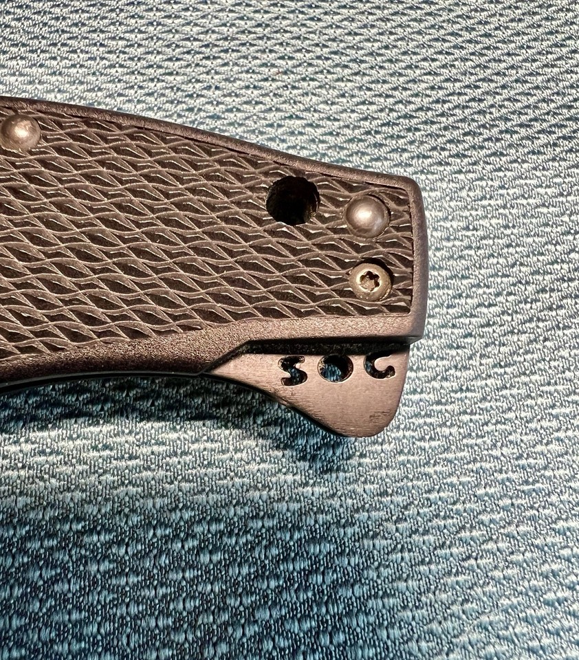 SOG Vulcan Mini VG-10 Seki Japan Arc Lock Black Folding Pocket Knife ...