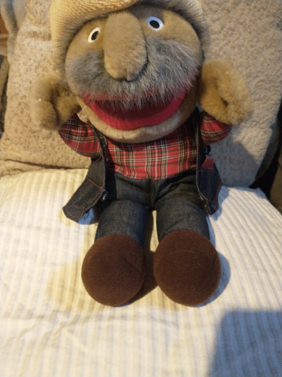 Vintage Shotgun Red Plush Doll 16" | eBay