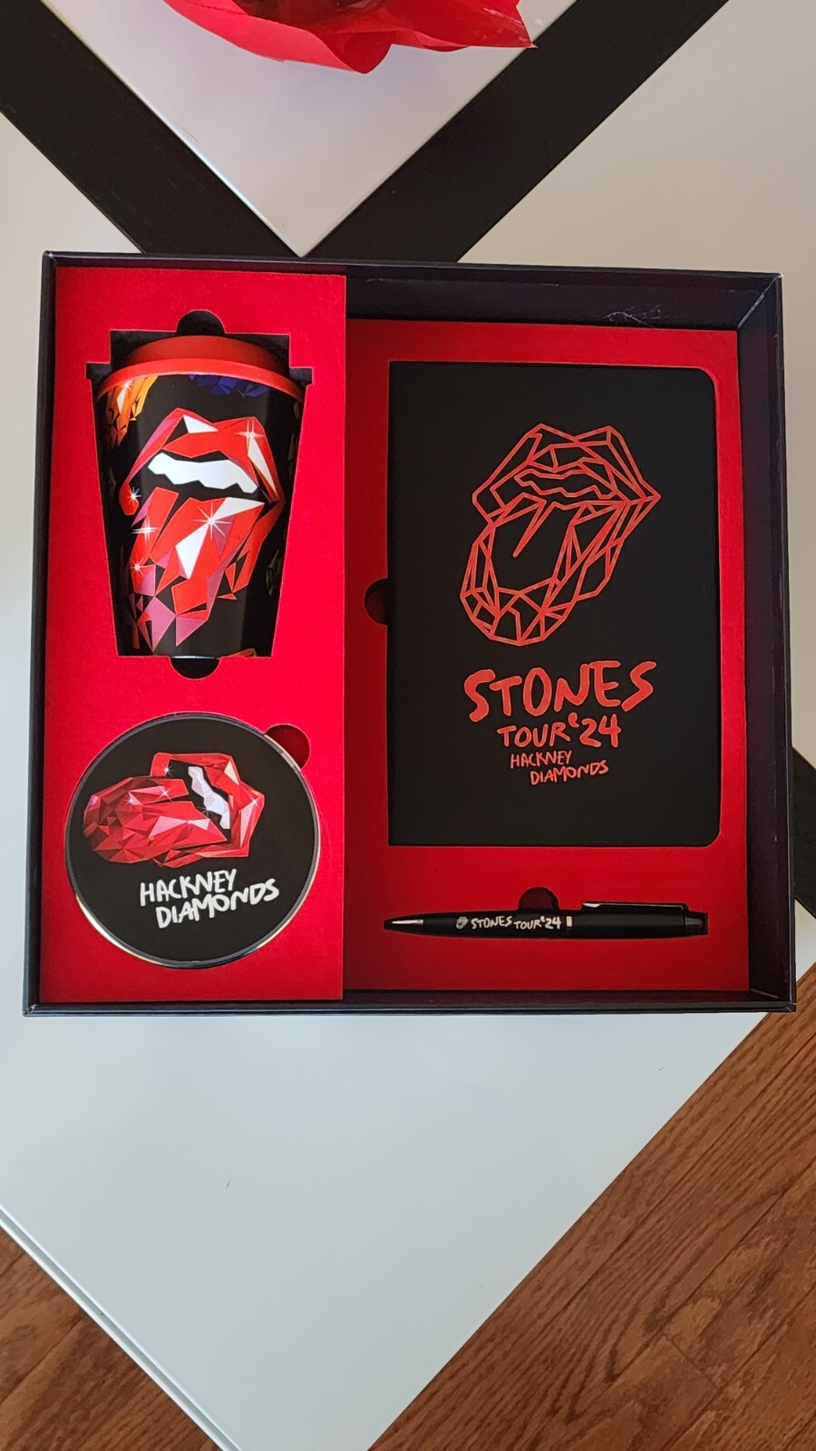 Rolling Stones Hackney Diamonds 2024 VIP Tour Merchandise Gift Box FREE ...