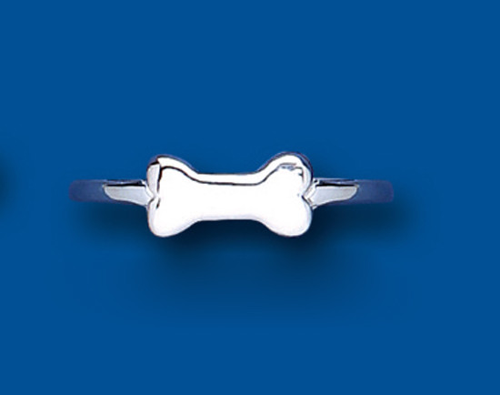 Dog Bone Ring Solid Sterling Silver Ladies | eBay