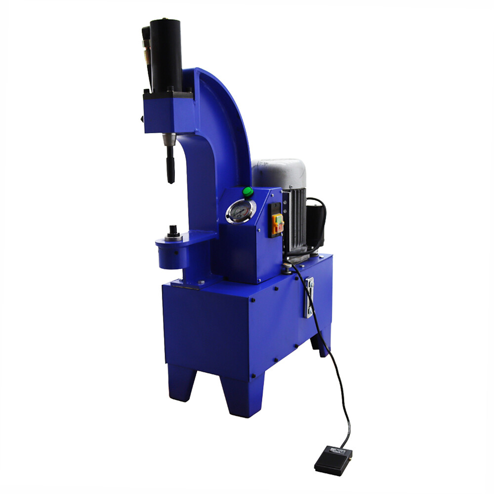 Vertical Electric Hydraulic rivet machine Pedal Operated Auto Feed ...
