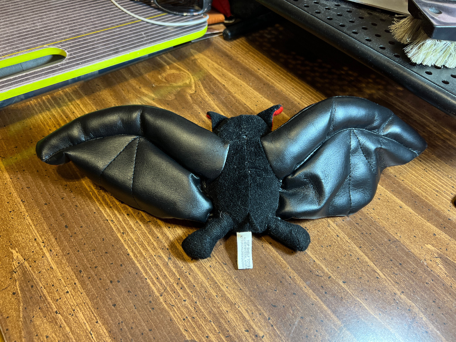 RARE Vintage TOP SHELF TOYS 14.5" Wide Vampire Bat Plush | eBay