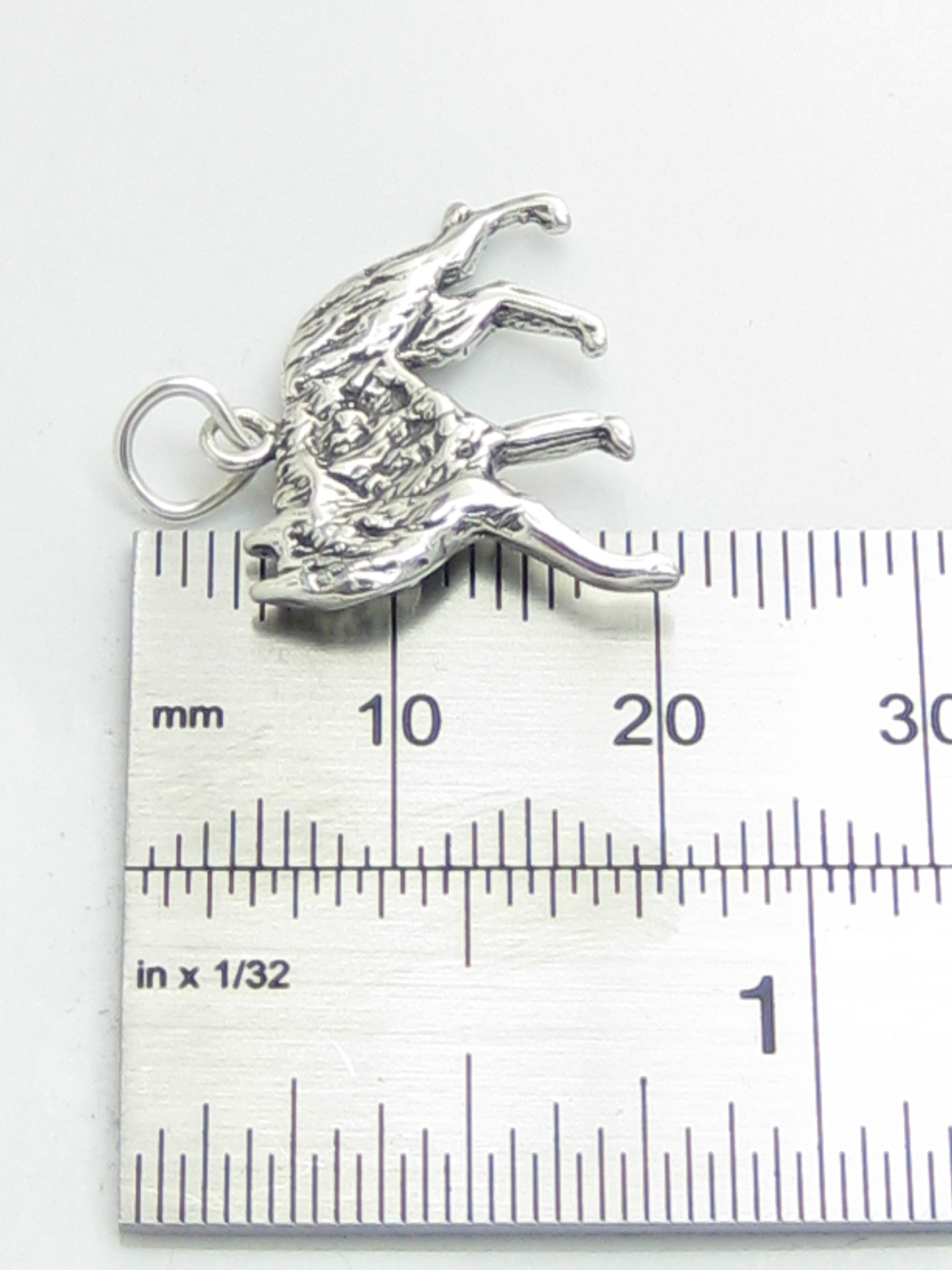 Wolf sterling silver charm - pendant .925 x 1 Wolves charms- | eBay