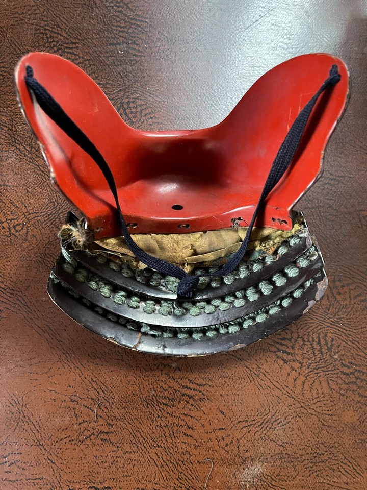 Japanese Armor Samurai Helmet Yoroi Kabuto Menpo Hoate | eBay