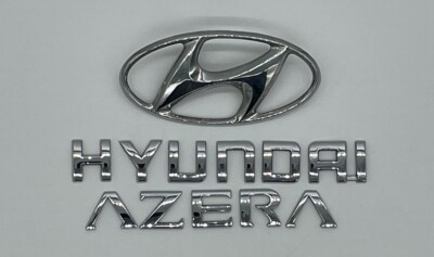 2011 - 2016 HYUNDAI AZERA OEM CHROME REAR TRUNK LID EMBLEM LOGO BADGE ...