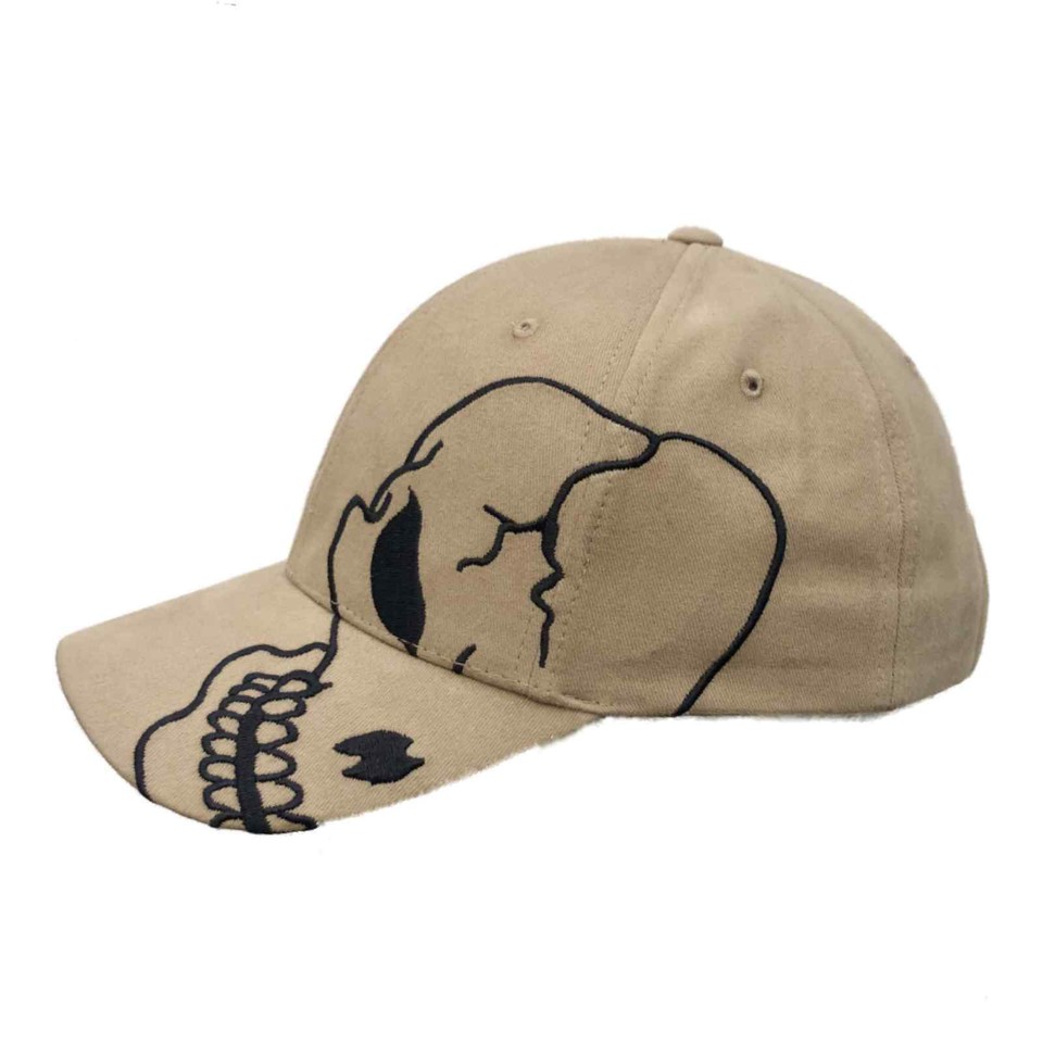 Skull Skeleton Skateboard Biker Motorcycle Military Goth Baseball Ball ...