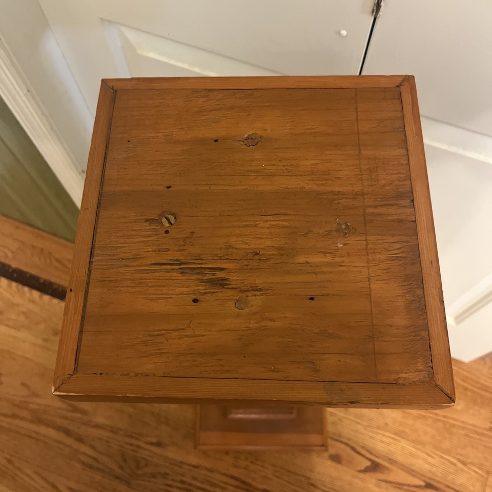 40” Mission Pedestal Arts Crafts Vintage /antique Style Plant Stand ...