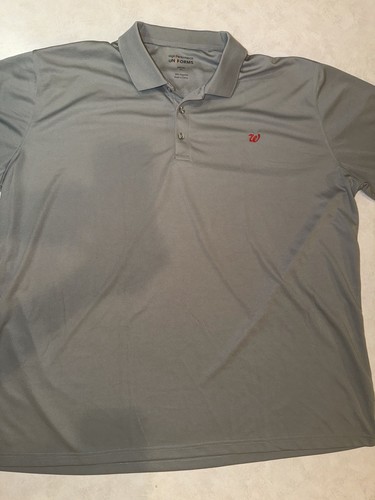Walgreens Employee Polo Shirt Mens 3XL Gray High Performance Uniform ...