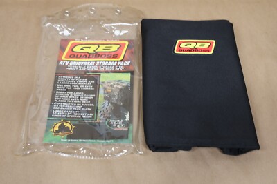 Quadboss ATV Rear Rack Storage Cargo Bag Black Honda Foreman 400 450 ...