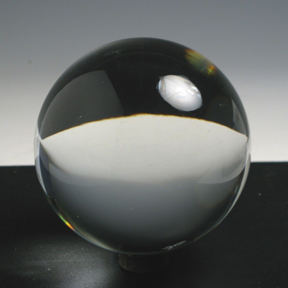 80mm Ø Solid Crystal Ball Sphere Clear | eBay