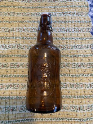 Vintage Fischer Biere d'Alsace Brown Empty Beer Bottle France 22 Oz, 4 ...