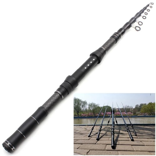 Multifunction Spinning Rod Carbon Fishing Fish Pole Telescopic Fishing ...