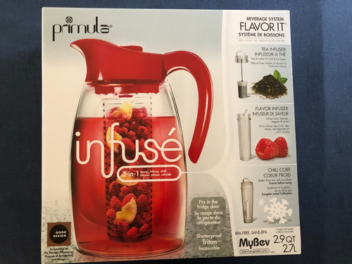 Primula Infuser Drink pitcher and cores 2.9 QT NIB | eBay