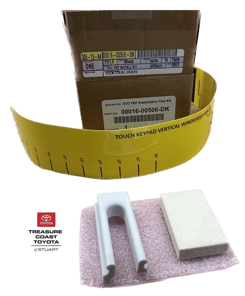 NEW OEM TOYOTA TOUCHPAD KEYPAD ENTRY SYSTEM KIT | eBay