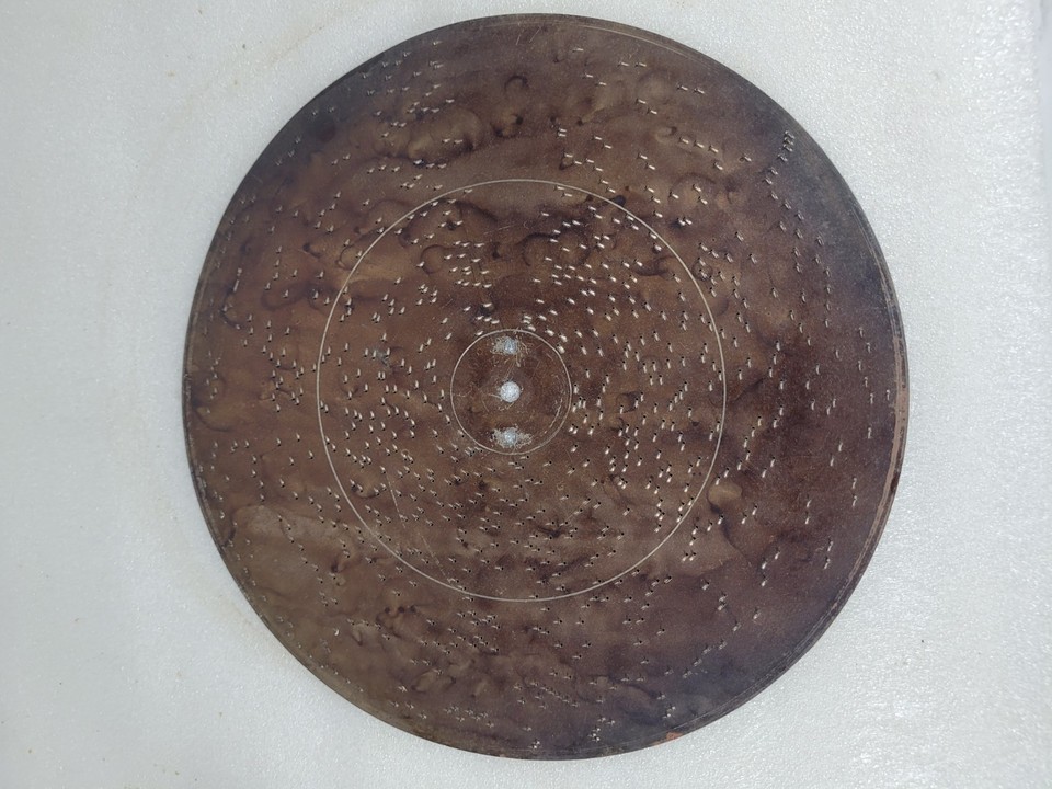 Antique STELLA 12" Music Box Disc 1180 I'VE GOT TO DANCE TILL THE BAND ...