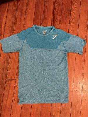 Gymshark Phantom Seamless Blue T-Shirt Size L | eBay