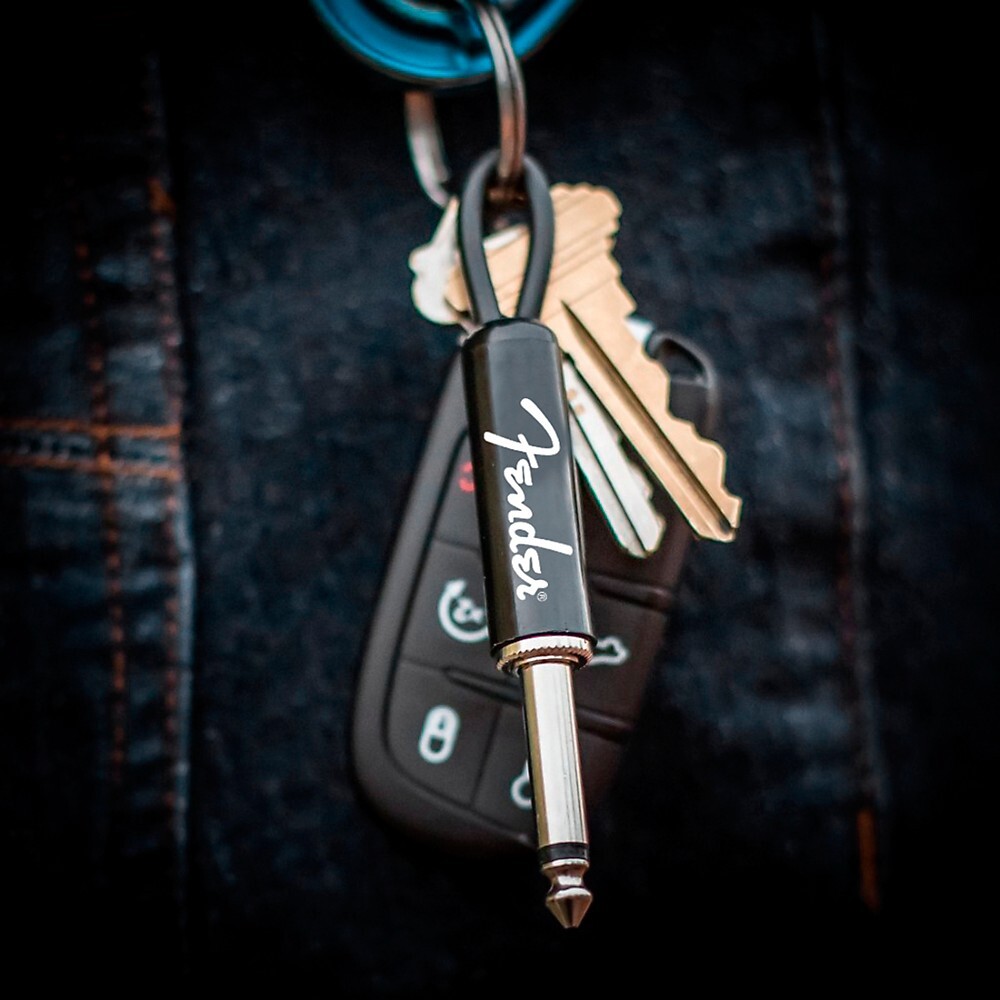 Pluginz Fender Guitar Plug Keychain Black | eBay