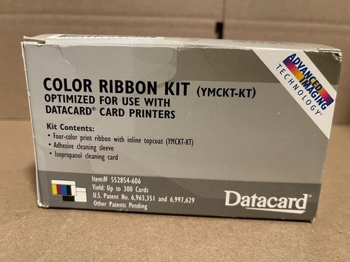 Datacard Color Ribbon Kit YMCKT-KT 552854-606 Complete | eBay