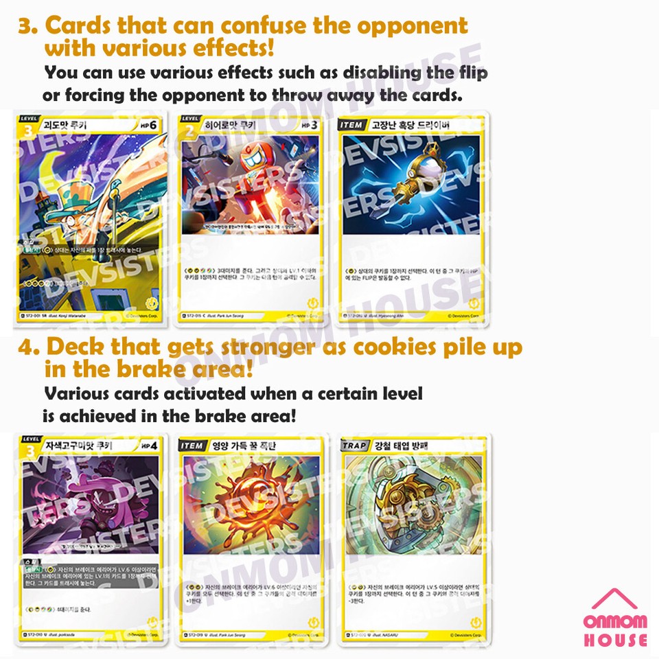 CookieRun Kingdom Card Collection / CookieRun Braverse TCG Starter Deck ...