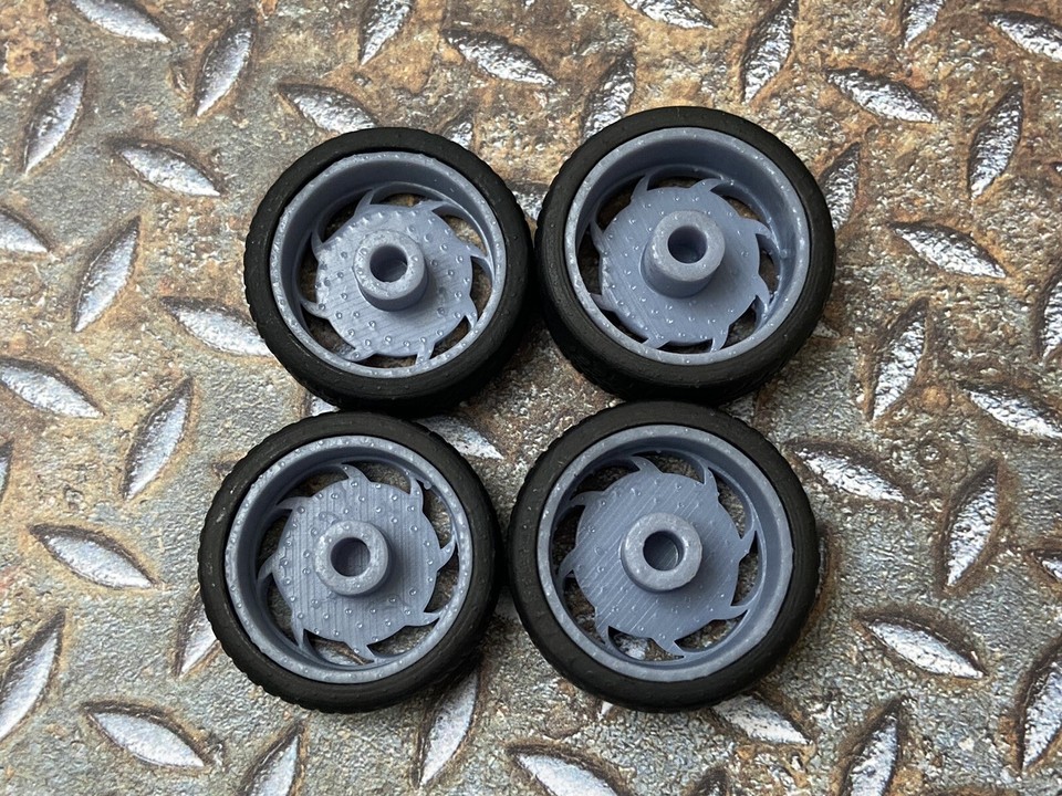 Resin 21/20-inch “90’s C4 Corvette” Wheels and Tires 1/24 1/25 scale | eBay