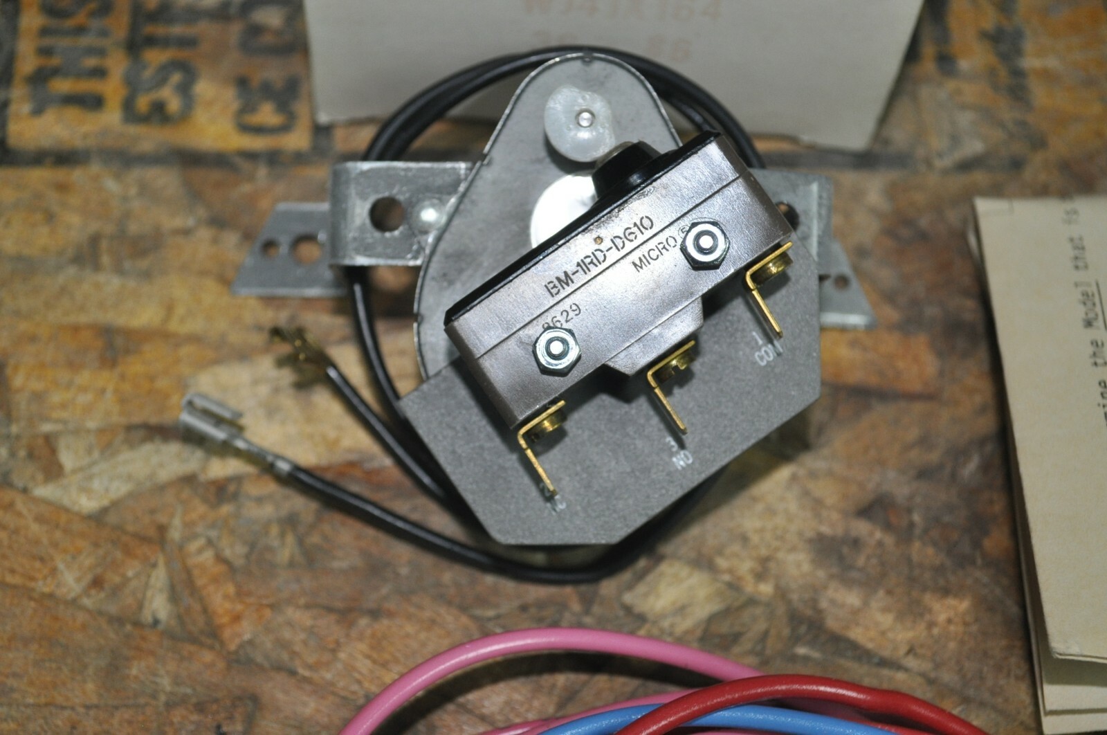 GE WJ41X164 Paragon Electric Motor E25571 Type HP 120 Volt 15 RPM ...