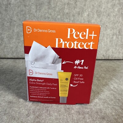 Dr. Dennis Gross Peel +Protect Extra Strength Daily Peel 5 treatments ...