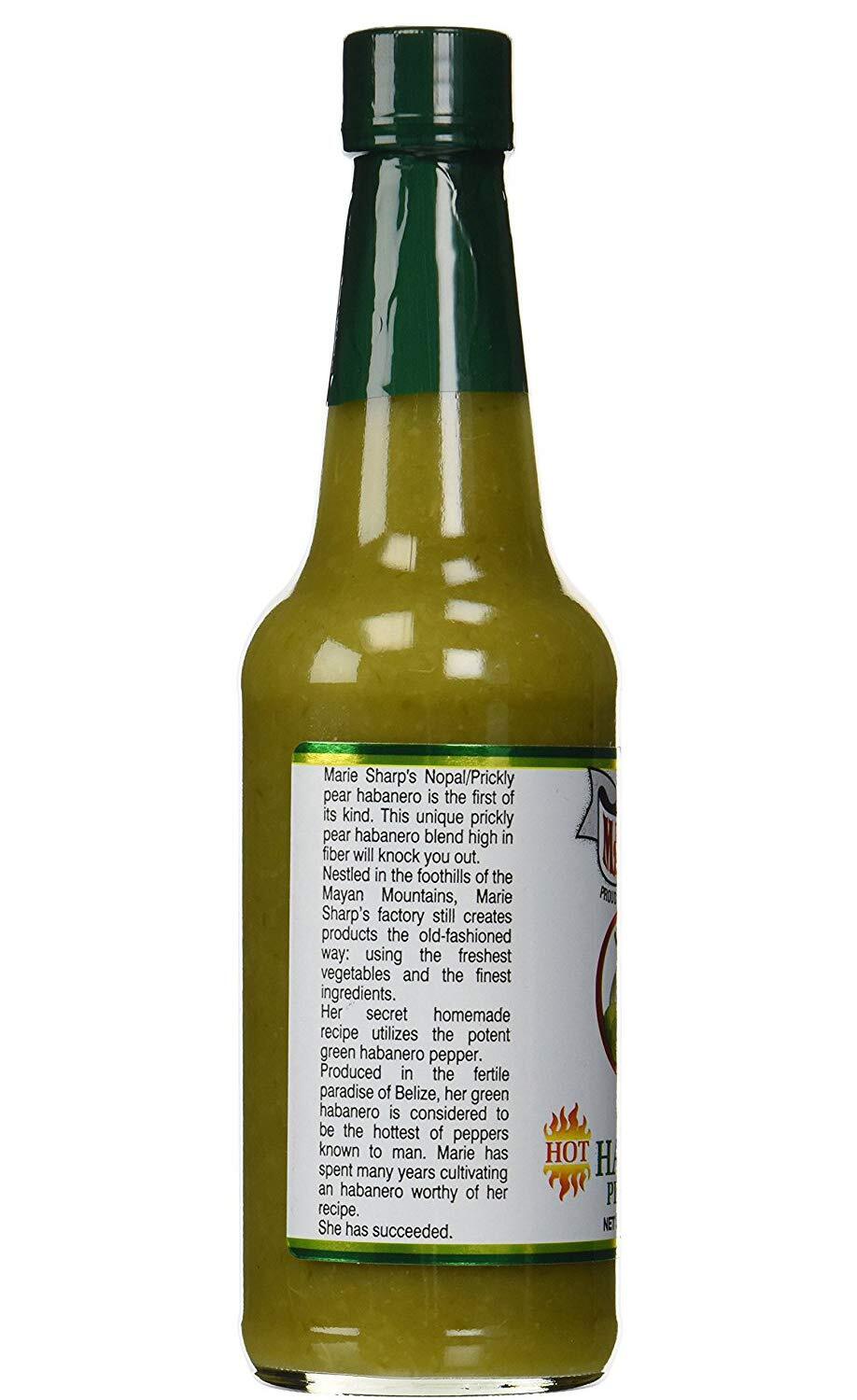 2-Pack Marie Sharps Green Habanero Pepper Hot Sauce Low Sodium 10 Ounce ...