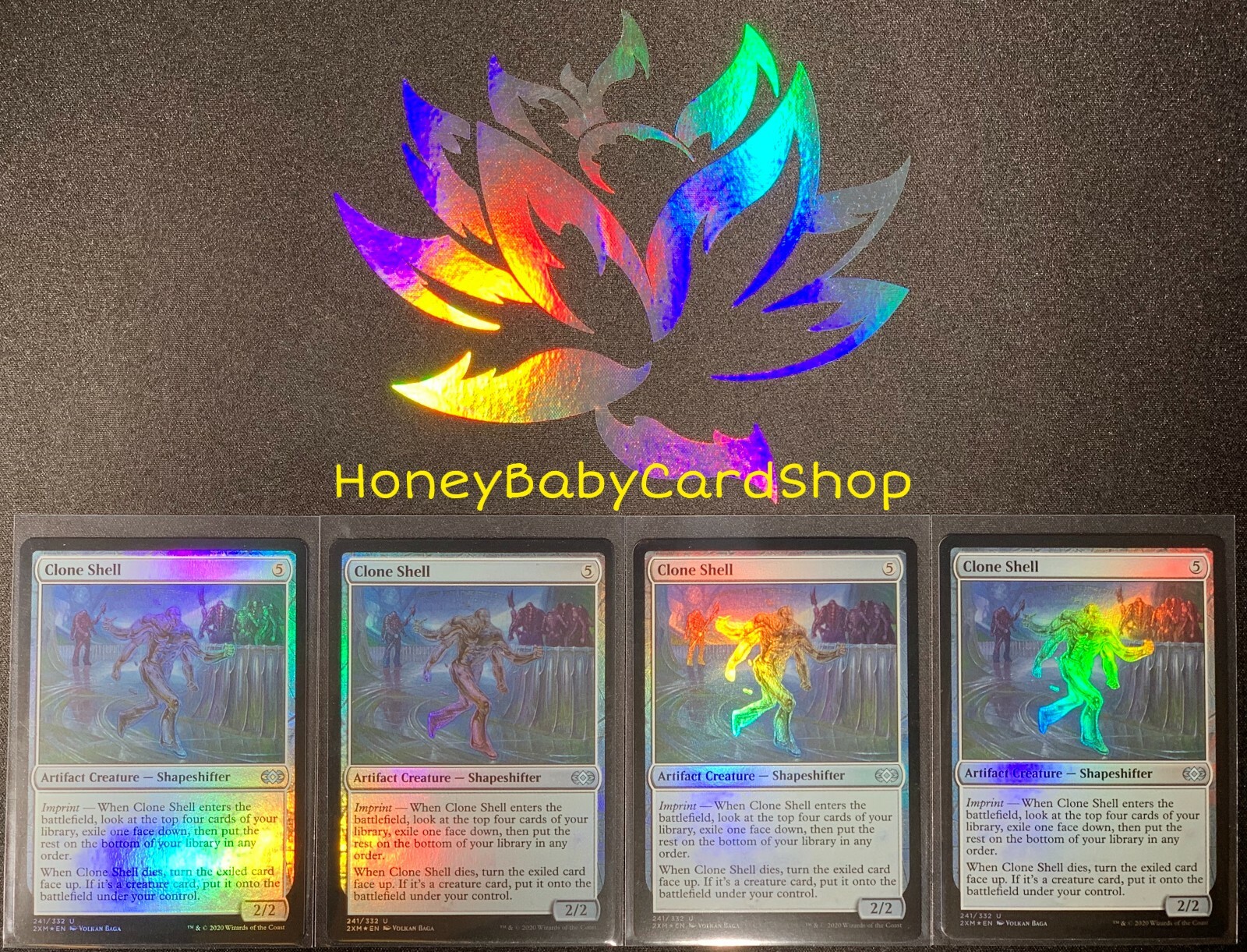 MTG Double Masters 2020 Clone Shell Foil x 4 M/NM Playset 2XM Uncommon ...