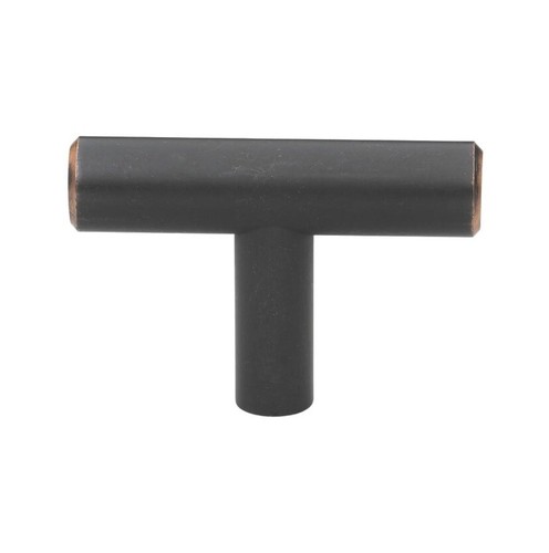 10 Pack GlideRite 2" Long Solid Bar T-Knob Oil Rubbed Bronze 5002-T-ORB ...