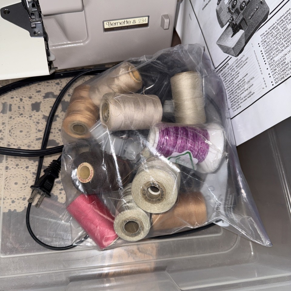 Bernina Bernette Model 234 Overlock Serger 3 or 4 Thread Sewing Machine ...